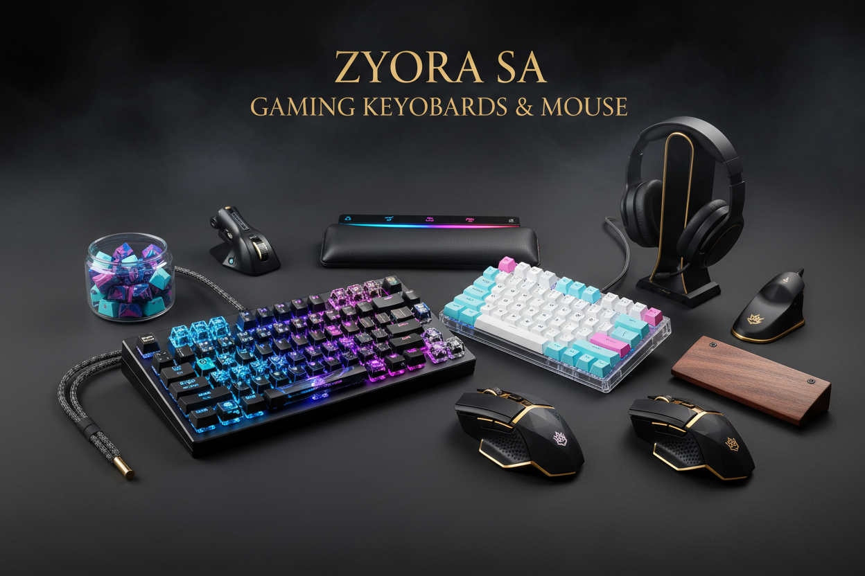 GAMING KEYBOARDS & MOUSE – ZYORA SA